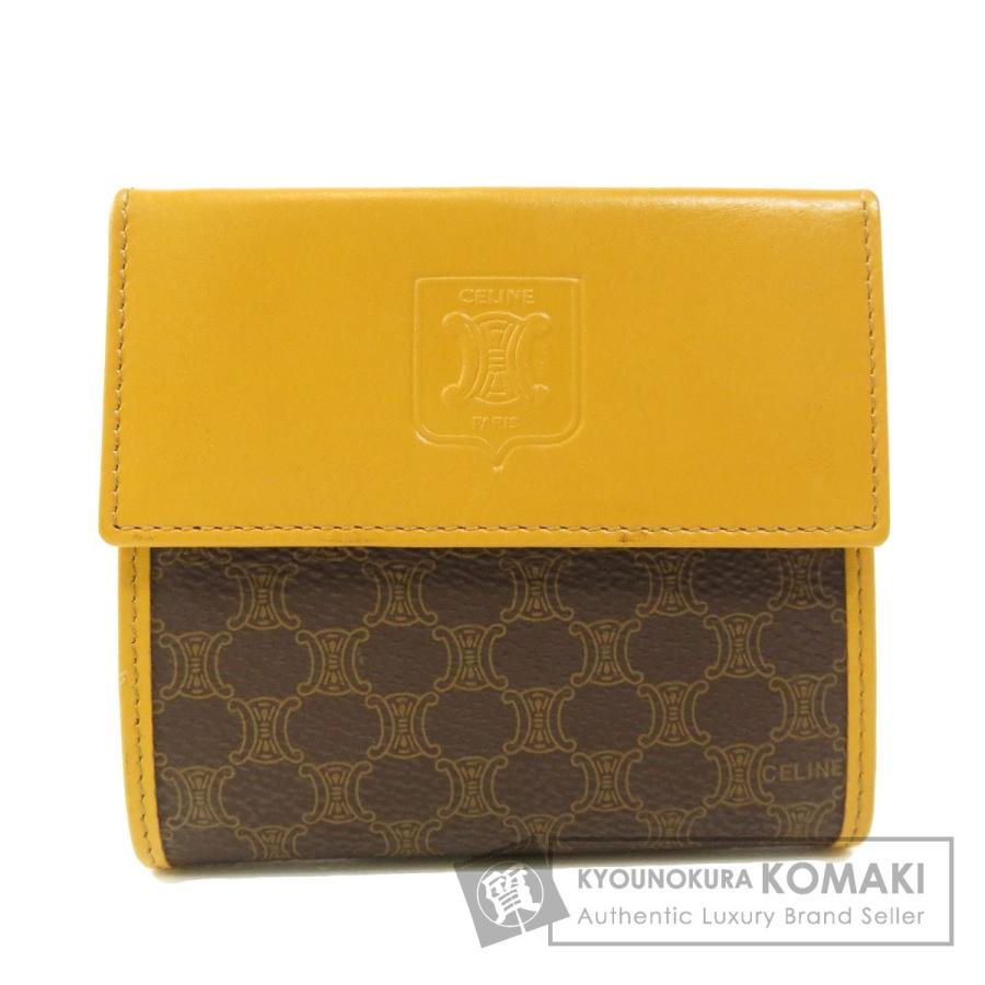 CELINE セリーヌ マガダム柄 二つ折り財布（小銭入れあり）レザー レディース 中古 : ブランド京の蔵小牧 - 通販 - Yahoo ...