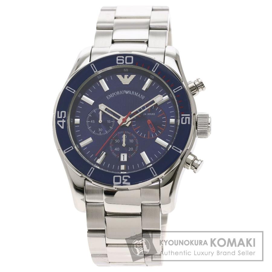 EMPORIO ARMANI Emporio Armani エンポリオ・アルマーニ AR5933 ラウンドフェイス 腕時計 ステンレススチール ...