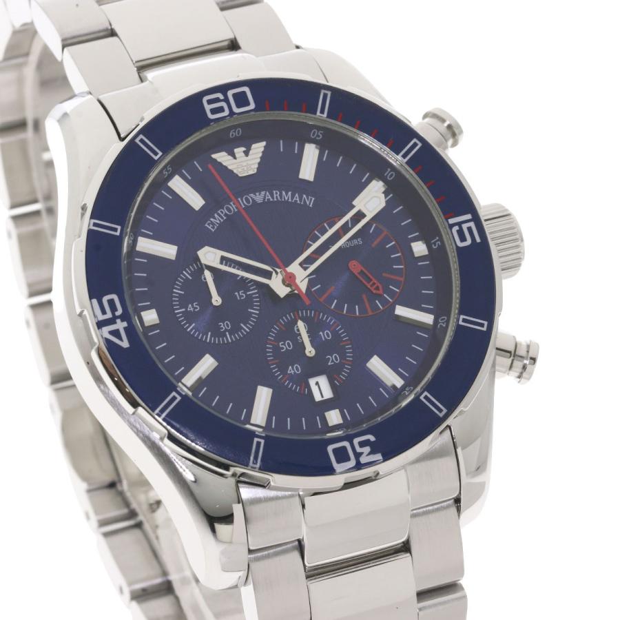 EMPORIO ARMANI Emporio Armani エンポリオ・アルマーニ AR5933 ラウンドフェイス 腕時計 ステンレススチール ...