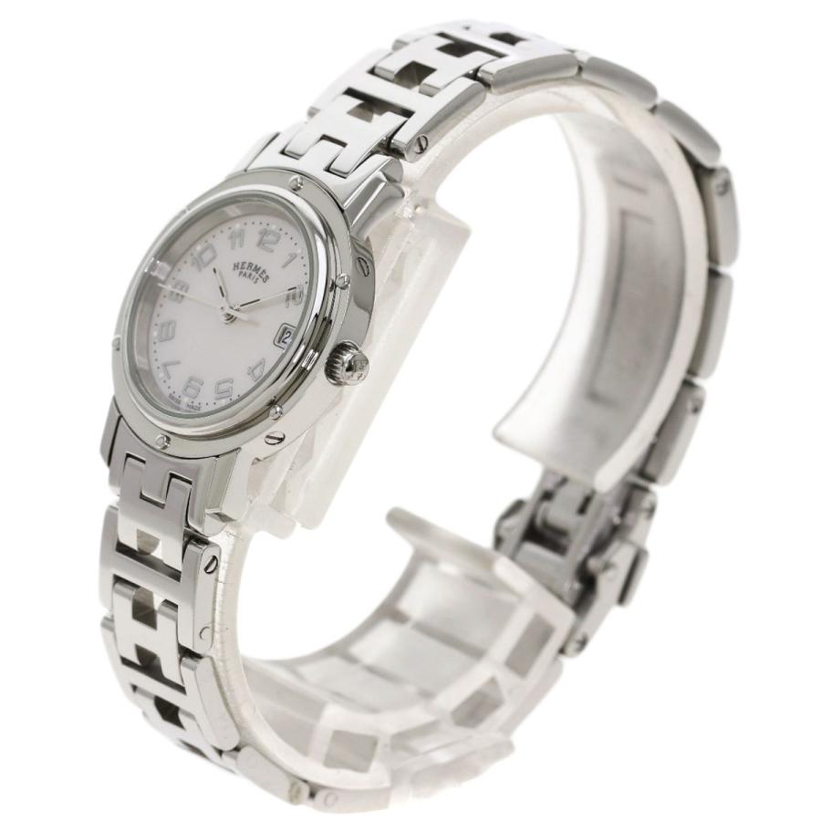 HERMES エルメス クリッパーナクレ 腕時計 ステンレススチール SS レディース 中古 : 31201011 : ブランド京の蔵小牧 ...