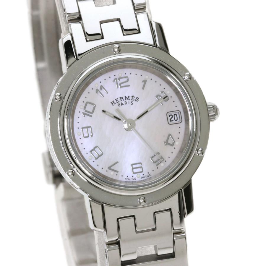 HERMES エルメス クリッパーナクレ 腕時計 ステンレススチール SS レディース 中古 : ブランド京の蔵小牧 - 通販 - Yahoo ...