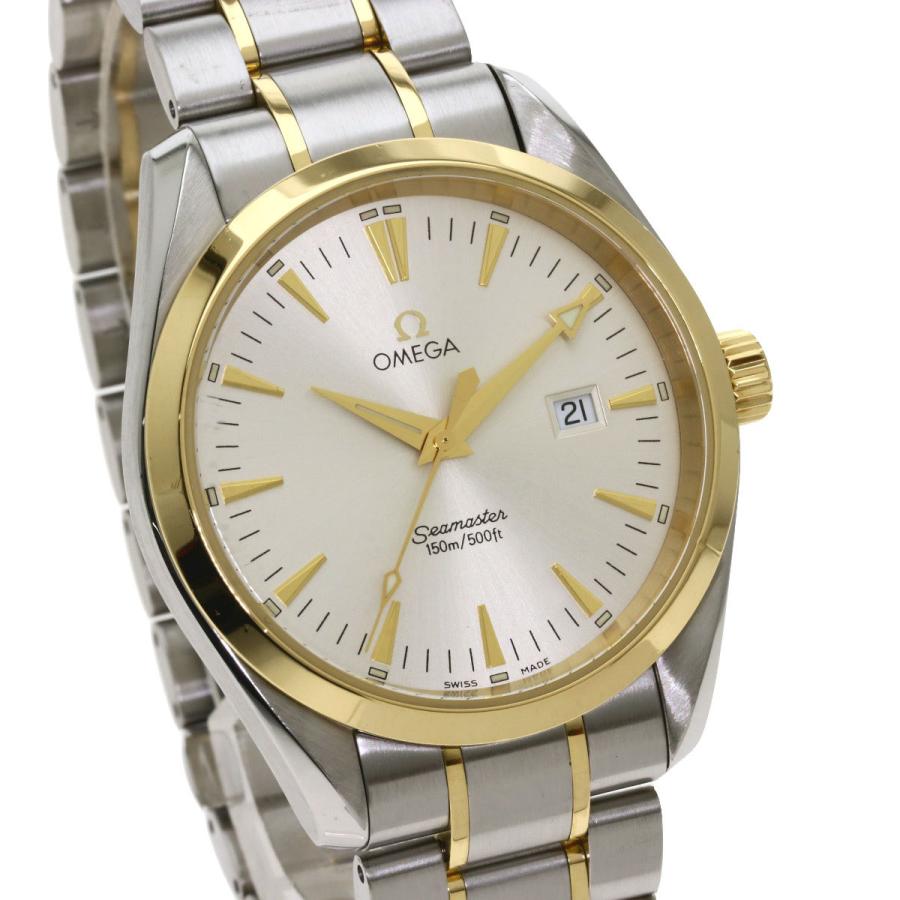 OMEGA オメガ 2317.30 シーマスター アクアテラ 腕時計 ステンレススチール SSxK18YG メンズ 中古 : ブランド京の蔵 ...