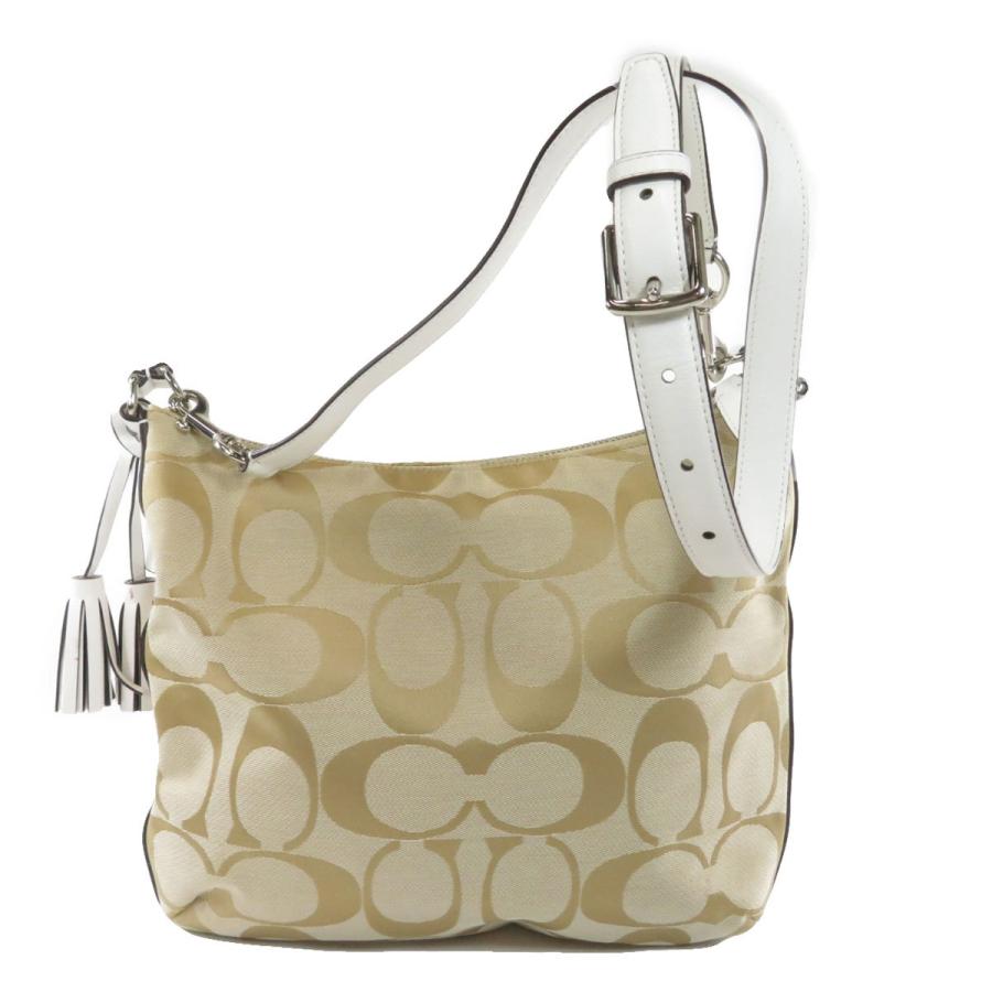 COACH コーチ 22392 シグネチャー ショルダーバッグ キャンバス レディース 中古品 : 35202017 : ブランド京の蔵小牧 ...