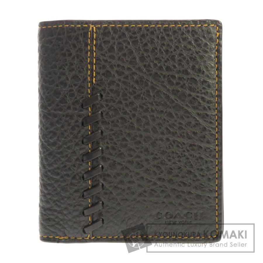 COACH コーチ 59282 ロゴモチーフ 二つ折り財布（小銭入れあり） カーフ メンズ 中古 : ブランド京の蔵小牧 - 通販 ...