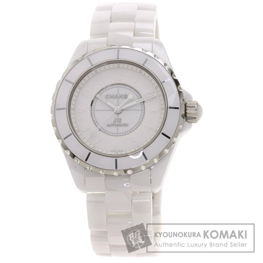 CHANEL シャネル H3443 J12 ホワイトファントム リミテッド エディション 2000本限定 腕時計 セラミック ホワイト ...