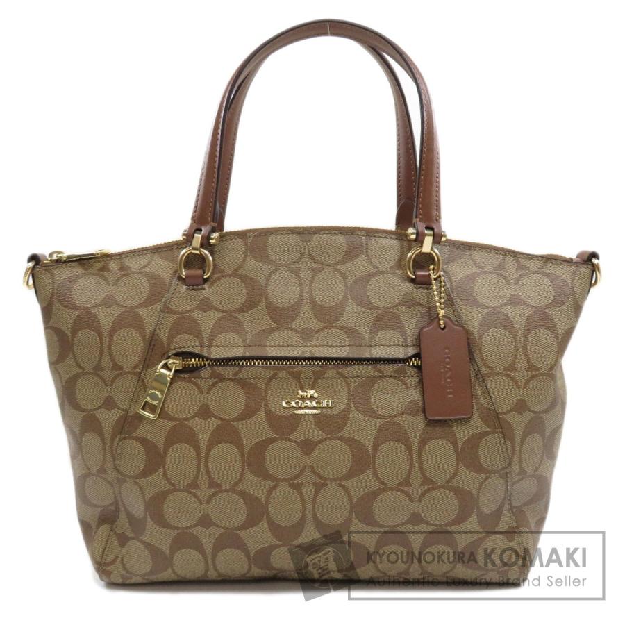 COACH コーチ F79998 シグネチャー ハンドバッグ PVC レディース 中古 : ブランド京の蔵小牧 - 通販 - Yahoo!ショッピング