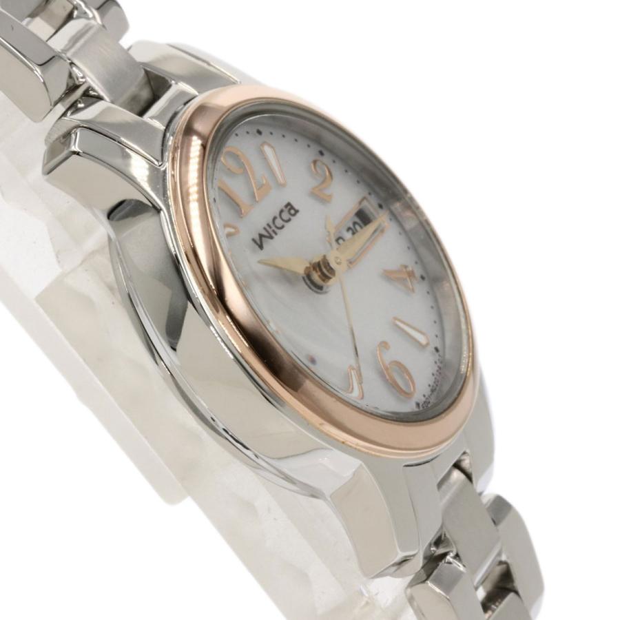 CITIZEN シチズン KH3-436-11 E001-R006703 wicca ラウンドフェイス 腕時計 ステンレススチール SS レディース 中古 : ブランド京の蔵小牧 - 通販 ...