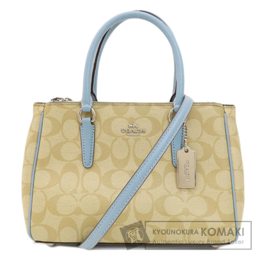 COACH コーチ F67027 シグネチャー 2WAY ハンドバッグ PVC レディース 中古 : 56204131 : ブランド京の蔵小牧 ...