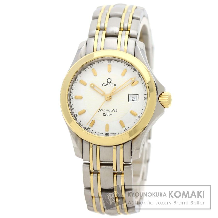 OMEGA オメガ 2371.21 シーマスター 120m 腕時計 ステンレススチール SSxK8YG レディース 中古 : 60401026 ...