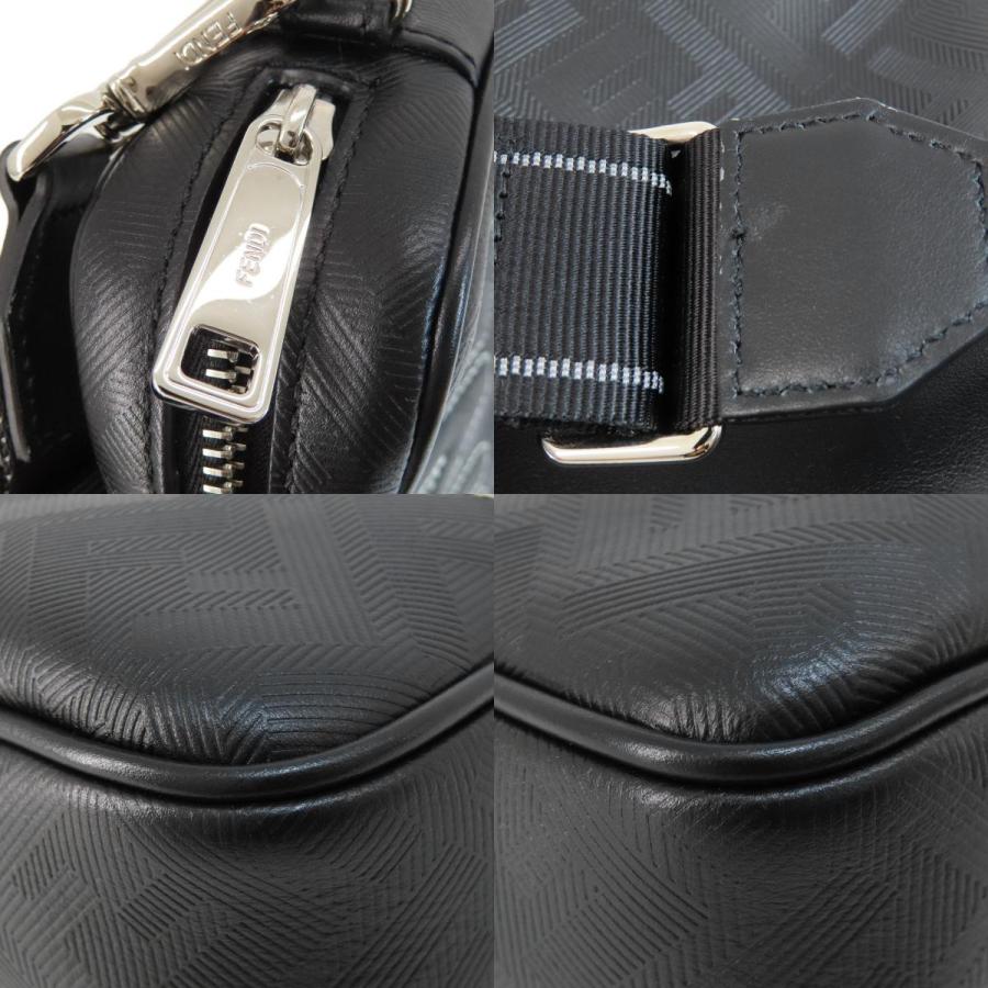 FENDI フェンディ ロゴ ショルダーバッグ PVC メンズ 中古 FENDI フェンディ ロゴ ショルダーバッグ PVC メンズ 中古