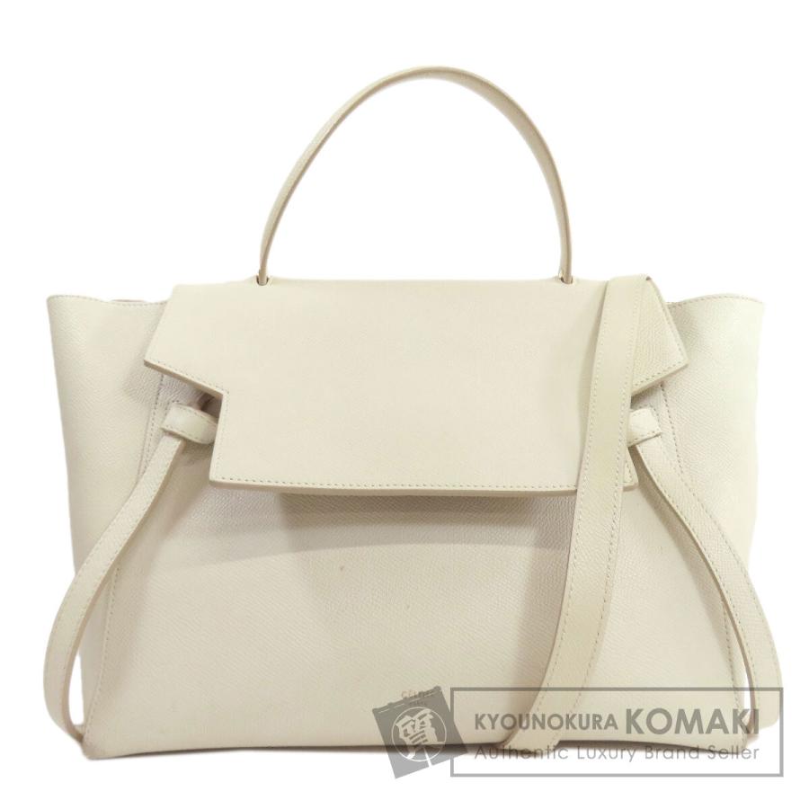セリーヌ CELINE  ベルトバッグ 2WAY  ハンドバッグ カーフ レディース  中古 CELINE（セリーヌ） ベルトバッグ 2WAY ハンドバッグ カーフ