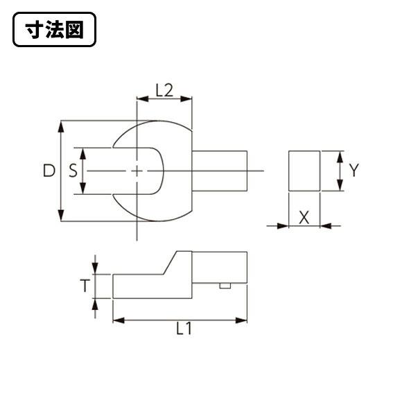 KTC 14×18スパナ交換ヘッド 18mm GX1418-S18 : KanamonoYaSan KYS - 通販 - Yahoo!ショッピング
