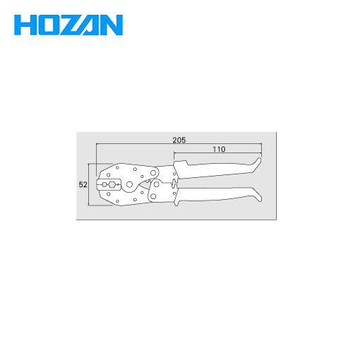 ホーザン HOZAN 圧着工具(BNCコネクター用)P-740 : p-740 : KanamonoYaSan KYS - 通販 - Yahoo!ショッピング