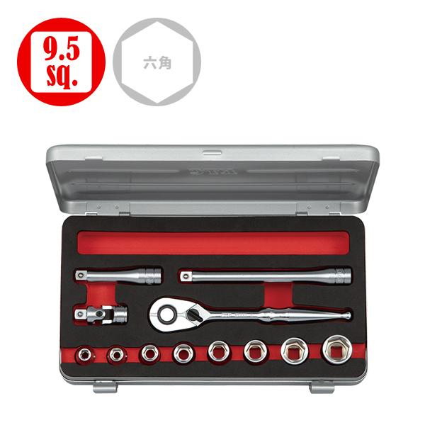 KTC TB312A 9.5sq. ソケットセット (六角) [12点] : KanamonoYaSan KYS - 通販 - Yahoo!ショッピング