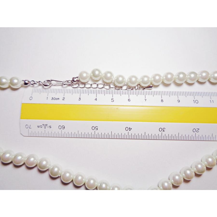 N113WHPR ネックレス 貝パール 直径約8mm 白 ホワイト 約42cm : Kytice2 - 通販 - Yahoo!ショッピング