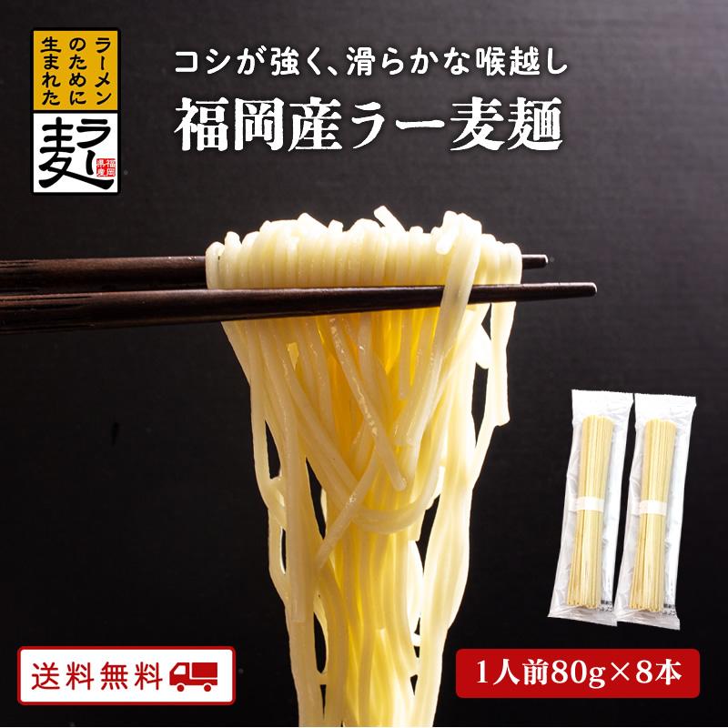 福岡県産ラー麦使用！ラー麦麺 80g 8本 乾麺 食料 備蓄 避難 プレゼント 登山 キャンプ 1000円ポッキリ 送料無料 : rmm-8p : 九州のごちそう便ヤフー店 - 通販 ...