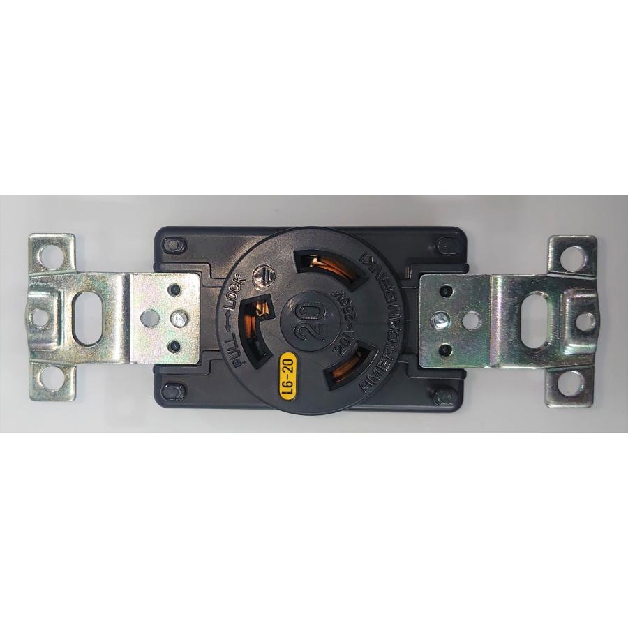 アメリカン電機 3220-L6 接地形2P 20A 250V (NEMA L6-20) 埋込コンセント : 秋葉原の九州電気ヤフー店 - 通販 ...