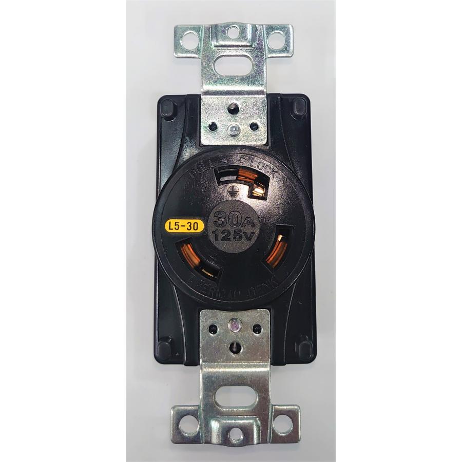 アメリカン電機 3310-L5 接地形2P 30A 125V (NEMA L5-30) 埋込コンセント : 秋葉原の九州電気ヤフー店 - 通販 - Yahoo!ショッピング