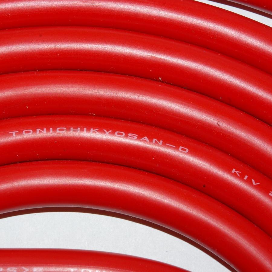 38SQ 赤 KIV 1m 切断販売 可とう撚り線 600V耐圧 ビニル被服電線 : 秋葉原の九州電気ヤフー店 - 通販 - Yahoo!ショッピング