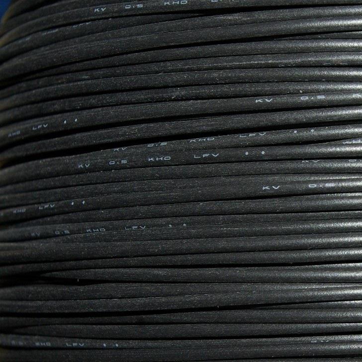 黒色 1m 切断販売 KV 0.5SQ 電子・通信機器配線用 ビニル電線 KHD 20心撚り0.18 : kv05-0-1m : 秋葉原の九州電気ヤフー店 - 通販 - Yahoo!ショッピング