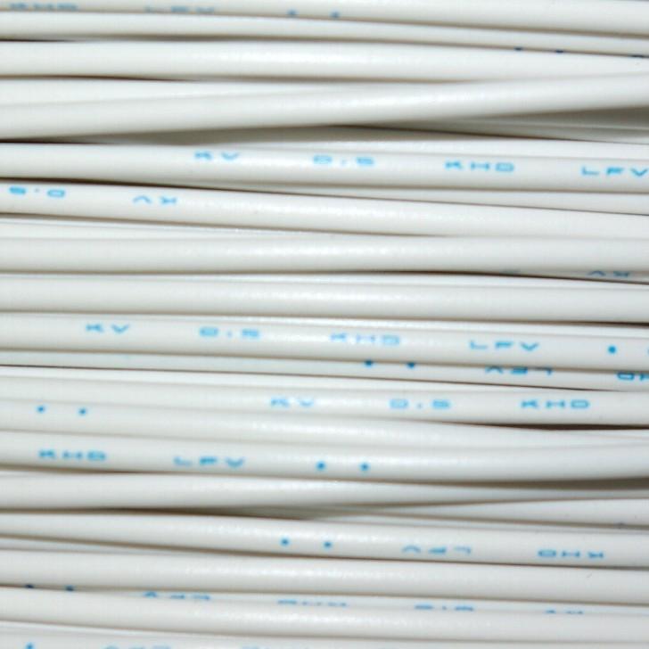 白色 1m 切断販売 KV 0.5SQ 電子・通信機器配線用 ビニル電線 KHD 20心撚り0.18 : 秋葉原の九州電気ヤフー店 - 通販 - Yahoo!ショッピング