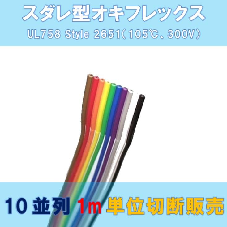 スダレ型オキフレックス UL758 Style2651 S4-10並列【1m単位切断販売】 : okiflex2651-s4-10 : 秋葉原の九州電気ヤフー店 - 通販 - Yahoo!ショッピング