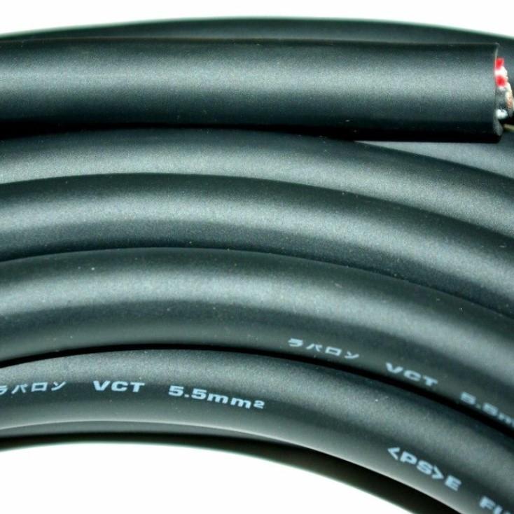 ソフトVCTケーブル ラバロンプラス 富士電線工業 SVCT 5.5SQ 3心【1m 切断販売】 : 秋葉原の九州電気ヤフー店 - 通販 - Yahoo!ショッピング