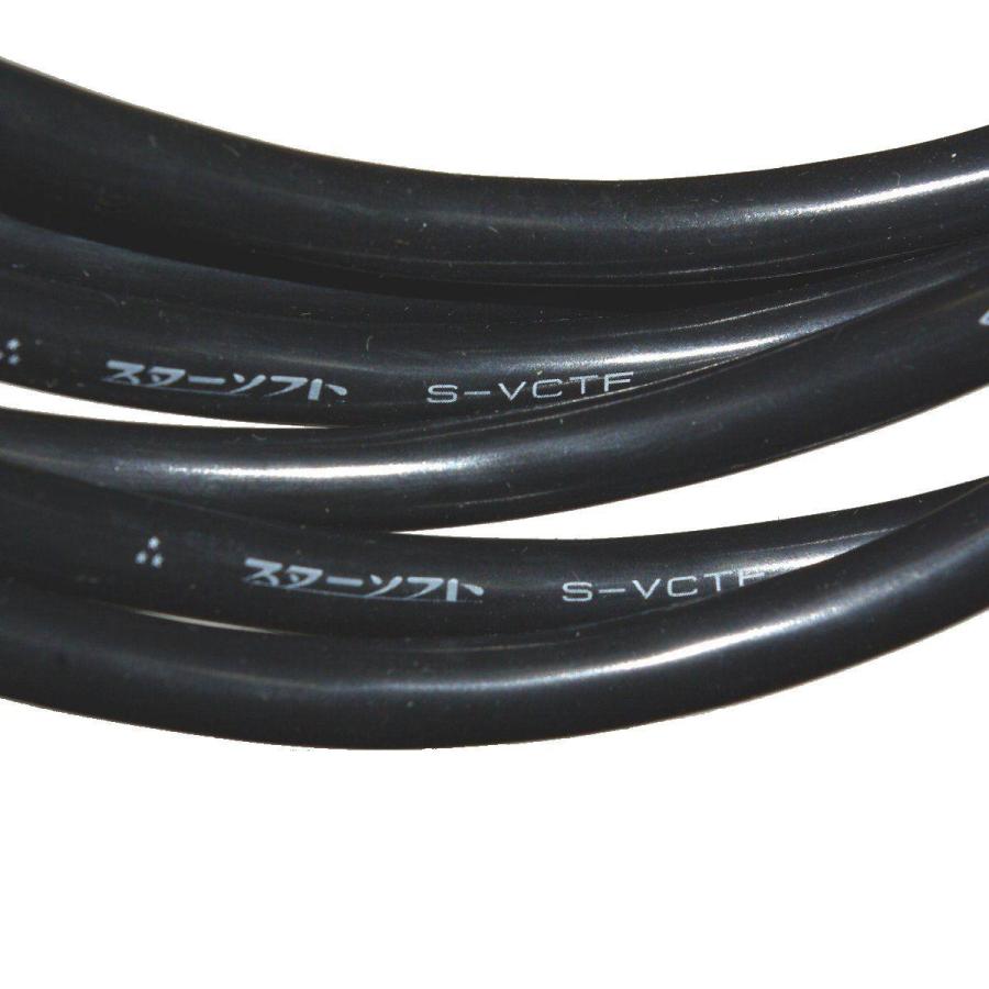 1m 切断販売 0.75SQ2心 SVCTF 黒い電源コード 300V 7A 定格 スターソフト : 秋葉原の九州電気ヤフー店 - 通販 - Yahoo!ショッピング