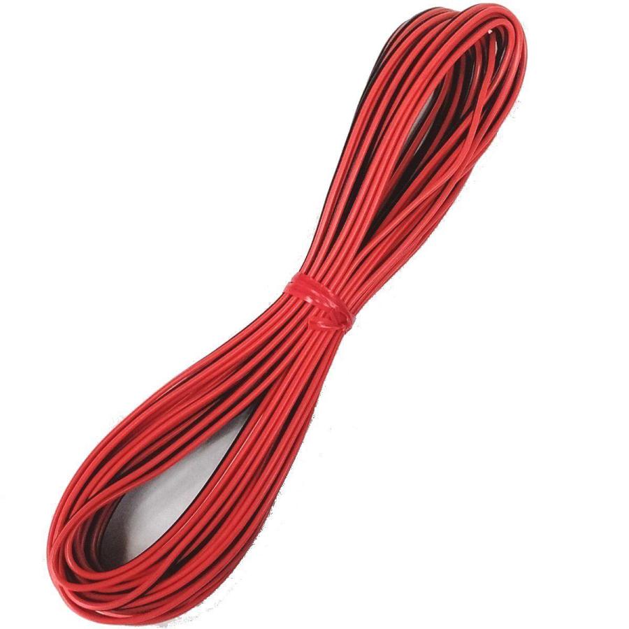 0．3SQ 赤黒 並行 10m スピーカーコード : 秋葉原の九州電気ヤフー店 - 通販 - Yahoo!ショッピング