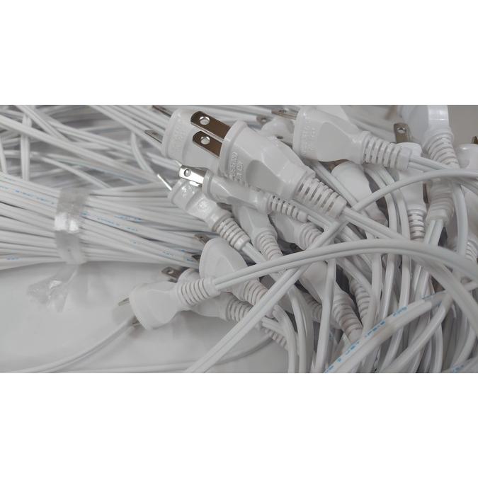 ACプラグ付き2mコード0.75SQ VFF 白色 【10本セット】 : 秋葉原の九州電気ヤフー店 - 通販 - Yahoo!ショッピング