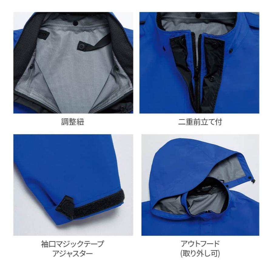 Asahicho アサヒチョウ 空調服ゴアテックスレインジャケット 9206 ブルー 服のみ GORE-TEX M-5L : ショップ球太 Yahoo!店 - 通販 - Yahoo!ショッピング