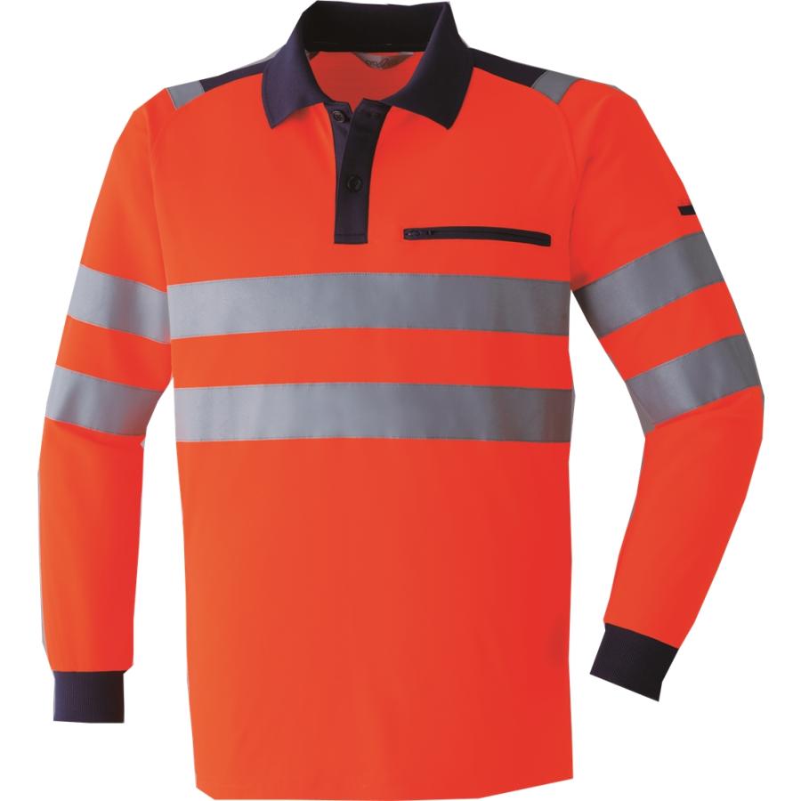 Asahicho ASAHICHO 高視認長袖ポロシャツ E785 蛍光オレンジ(高視認タイプ)CLASS 2認定 ストレッチ S-6L : ショップ球太 Yahoo!店 - 通販 ...