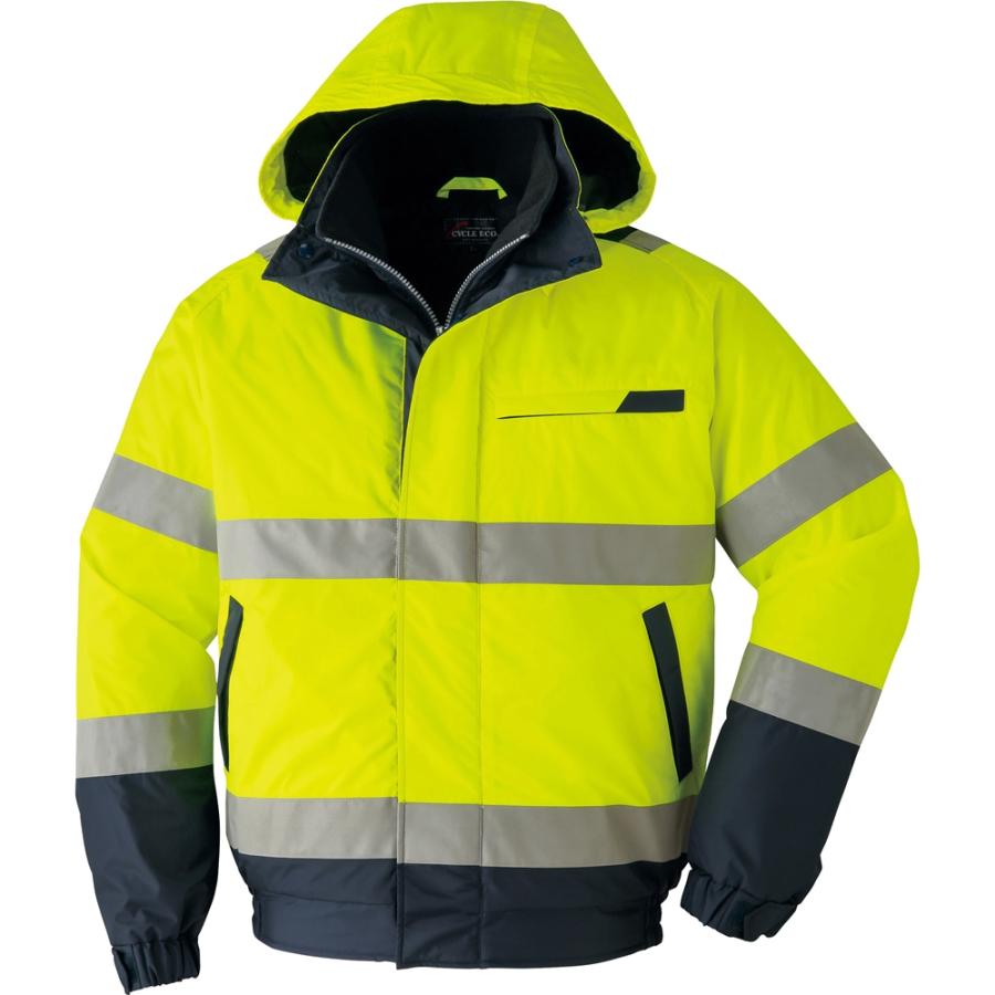 Asahicho 高視認防寒防水ブルゾン E78000 14 蛍光イエロー アサヒチョウ S-6L : ショップ球太 Yahoo!店 - 通販 - Yahoo!ショッピング