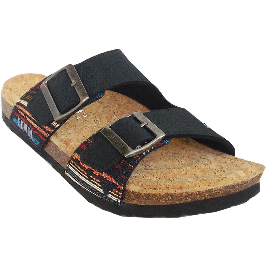 EDWIN 【EDWIN】EW9301 ブラックコンビ エドウイン 紳士サンダル 25-28cm 天然コルク フットベット シード : ショップ球太 Yahoo!店 - 通販 - Yahoo ...