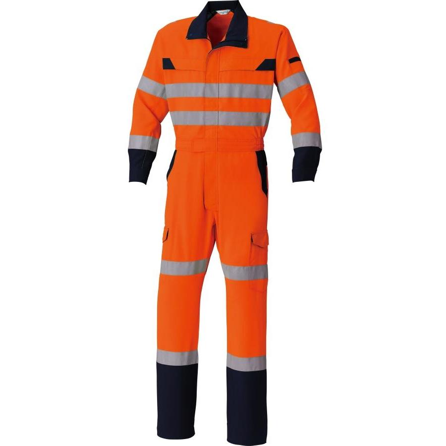 Asahicho 高視認ツナギ E7803 60蛍光オレンジ 春夏用 アサヒチョウ 高視認長袖 S-8L : ショップ球太 Yahoo!店 - 通販 - Yahoo!ショッピング