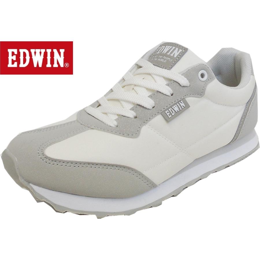 EDWIN fu エドウィン EDW-4327 婦人スニ−カー GRAY レディス 23-24.5cm スニーカー : ショップ球太 Yahoo!店 - 通販 - Yahoo!ショッピング