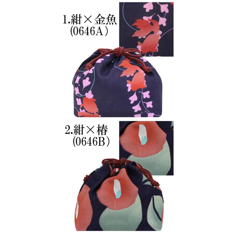 巾着 巾着袋 レディース ガールズ 女性 女の子 きんちゃく バッグ 浴衣 ゆかた 和柄 花柄 夏祭り 花火大会 キュートN0646 ...