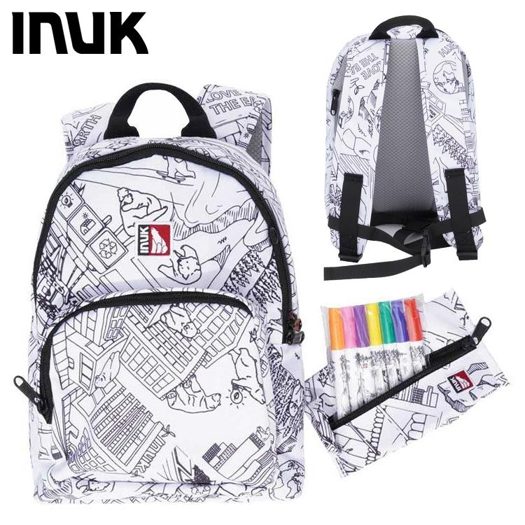 INUK（イヌーク） リュック 8L P-A-P BEAR'S LIFE BACKPACK S 8リットル バッグ リュックサック デイパック ...
