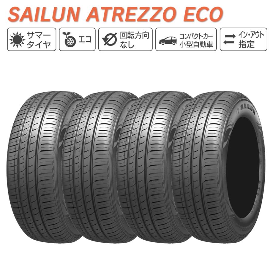 SAILUN サイルン ATREZZO ECO 175/55R15 77T サマータイヤ 夏 タイヤ 4本セット法人様限定 :S-ECO ...