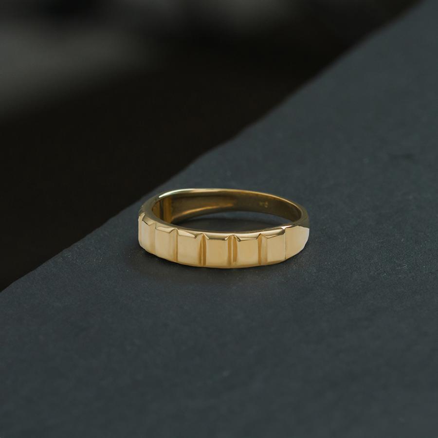 Jewel closet by L&Co. 10金 リング 指輪 K10 ゴールド 地金 ゴージャス 太めリング プレゼント メンズ レディース L＆Co.（エルアンドコー） : L&Co ...