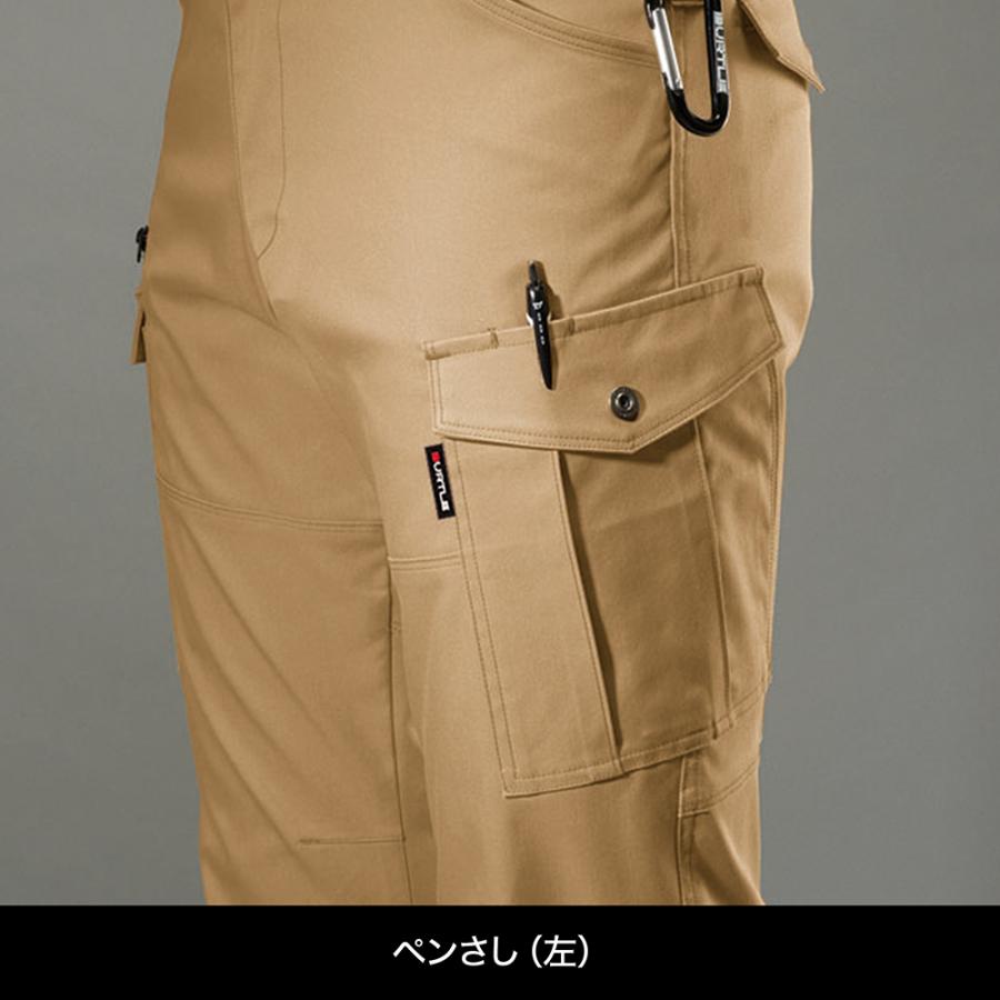 BURTLE（バートル） 7052 ストレッチ カーゴパンツ ネイビー| 作業着 おしゃれ 秋冬 : LayLaxオフィシャルショップ - 通販 - Yahoo!ショッピング