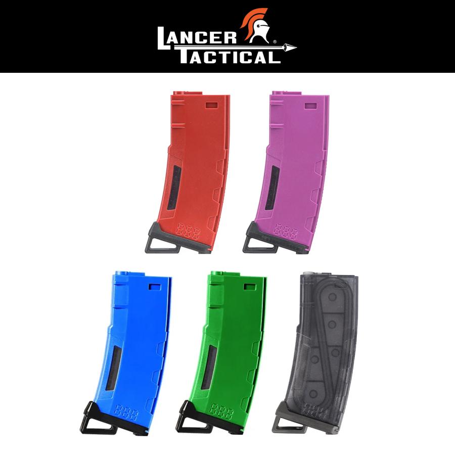 LayLax LANCER TACTICAL 130 Round High Speed Mid-Cap Magazine マガジン 130連 ...