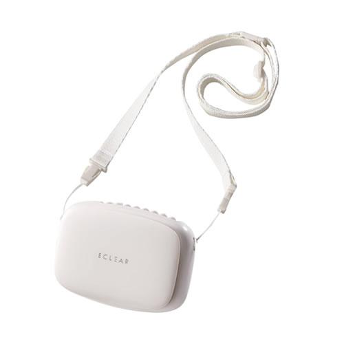 ELECOM FAN-U234WH エレコム USB充電式 ECLEAR flow ハンズフリーファン ミネラルホワイト : LifeStage Nana! Yahoo!店 - 通販 ...