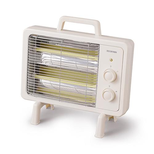 IRIS OHYAMA IEHD-800-C アイリスオーヤマ 遠赤外線電気ストーブ 小型 遠赤外線ヒーター アイボリー ...