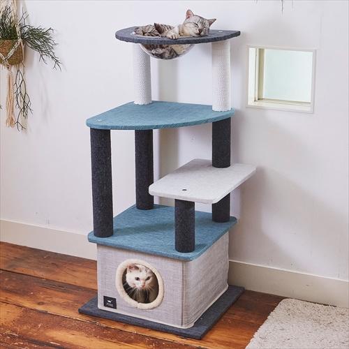 Petio P-4903588271854 ペティオ necoco キャットリビングタワー クリアボウル＆ハウスタイプ : LifeStage Nana! Yahoo!店 - 通販 ...