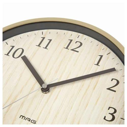 W-742N-Z ノア精密 MAG 掛時計 梓（アズサ） アイボリー : w-742n-z : LifeStage Nana! Yahoo!店 - 通販 - Yahoo!ショッピング