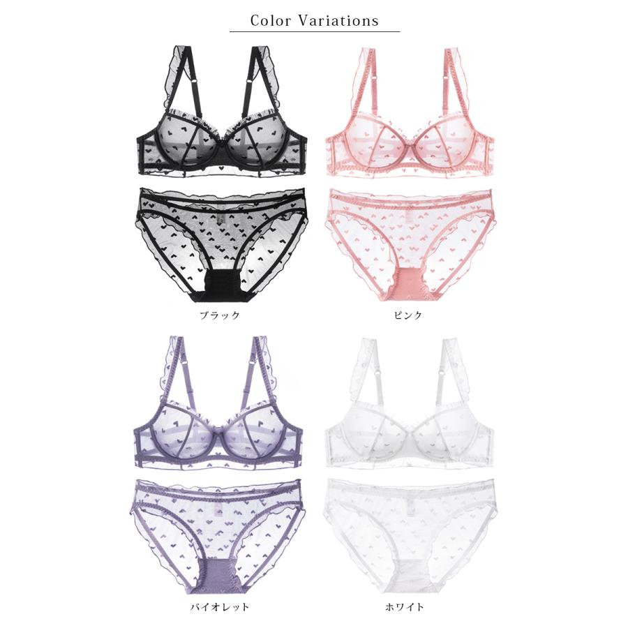 ブラショーツセット 大きいサイズ 透けブラ B85 C85 C90 C95 D85 D90 D95 E85 ノンパテッドブラ レース セクシー : 大きいサイズのレディース服&下着専門店 ...