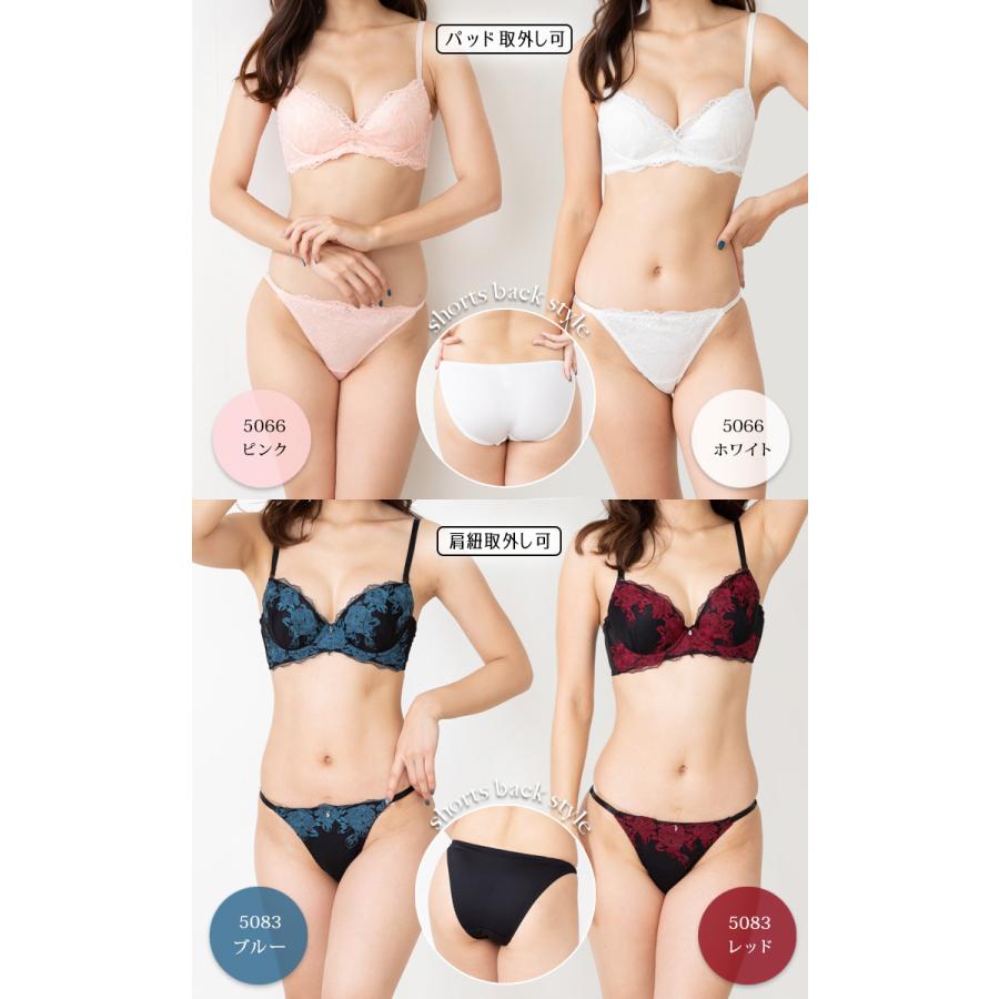 大きいサイズ レディース ブラジャー ショーツセット Eカップ E80 E85 E90 E95 E100 L LL 3L 4L 5L 脇肉スッキリ 下着 ランジェリー 新色入荷 ネコポス不可 ...