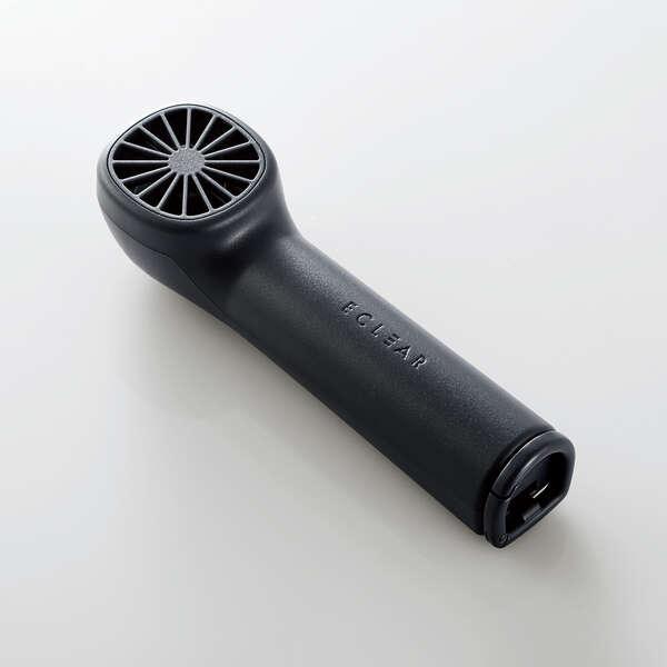 ELECOM エレコム ECLEAR flow スポットファン ダスティグレー 1400mAh┃FAN-U233GY ハンディ扇風機 : MORショップ - 通販 - Yahoo!ショッピング