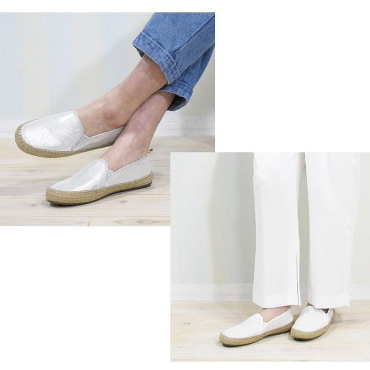 新入荷 5%OFF (MAX2000円クーポン) emu エミュ 2024春夏 日本正規品 エスパドリーユ メタリックスエードスリッポン Gum Metallic (初回サイズ交換無料 ...